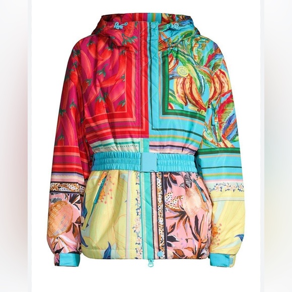 FARM Rio | Jackets & Coats | Nwt Farm Rio Ski Puffer Jacket | Poshmark